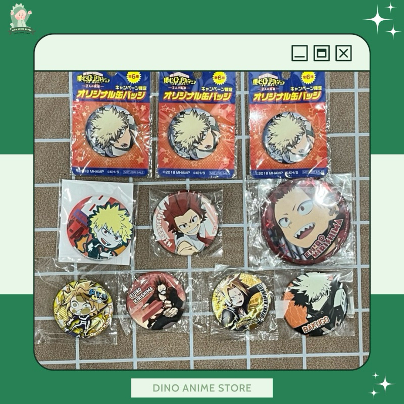 [Chính Hãng Update 11/10] Badge huy hiệu MHA My hero academia Học viện ...