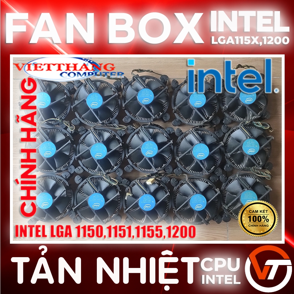 Quạt Tản Nhiệt CPU - Fan CPU Intel hàng Box zin Socket 1155, 1150, 1151 ( Cũ - 2nd ) | Shopee ...