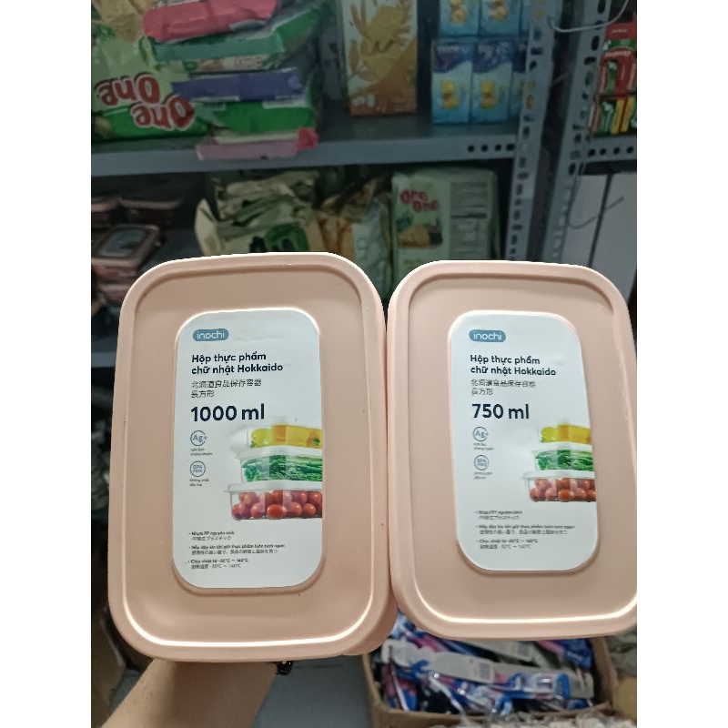 Bộ 2 hộp nhựa inochi 1000/750ml. | Shopee Việt Nam