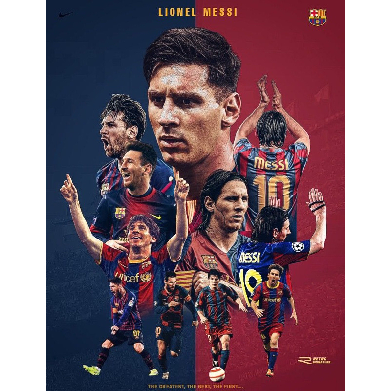 Poster Lionel Messi giá hạt dẻ Dành Cho Anh Em Fan Bóng Đá (mua 3 tấm ...