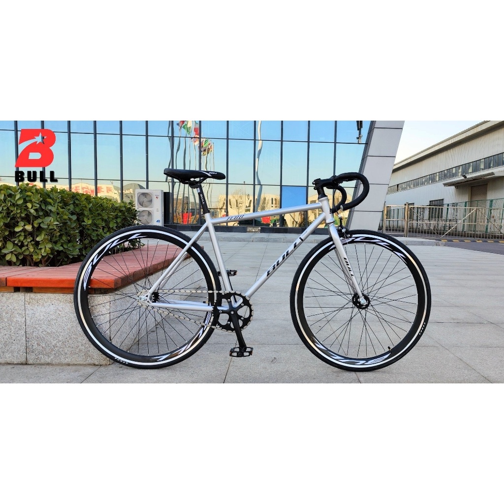 Xe đạp thể thao Fixed Gear Bull - xích hạt đậu | Shopee Việt Nam