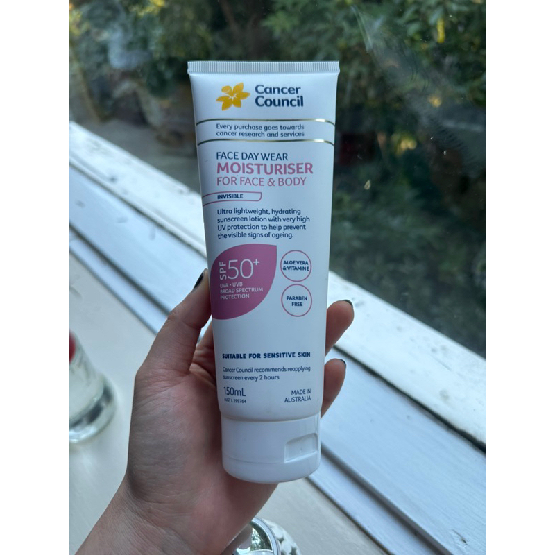 Kem chống nắng 150ml Cancer Council Moisturiser face & body Matte ...