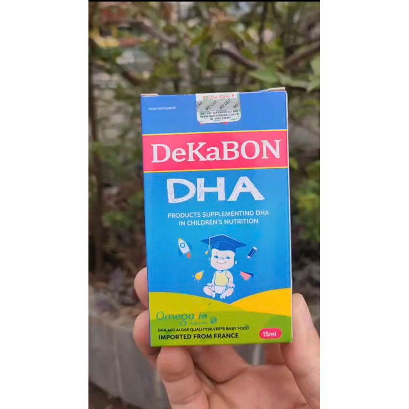 tri ân Vitamin DHA Dekabon 15ml - Bổ Sung Vitamin A, E, DHA, Omega 3 ...
