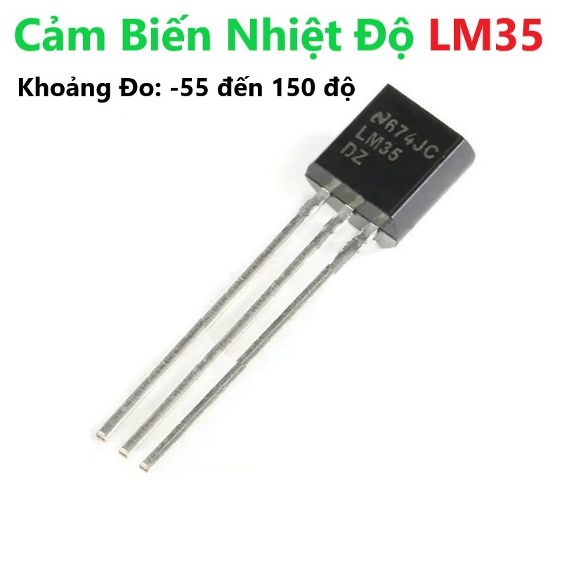 Cảm Biến Nhiệt Độ LM35 Chính Hãng - Khoảng Đo -55 đến 150 độ | Shopee ...