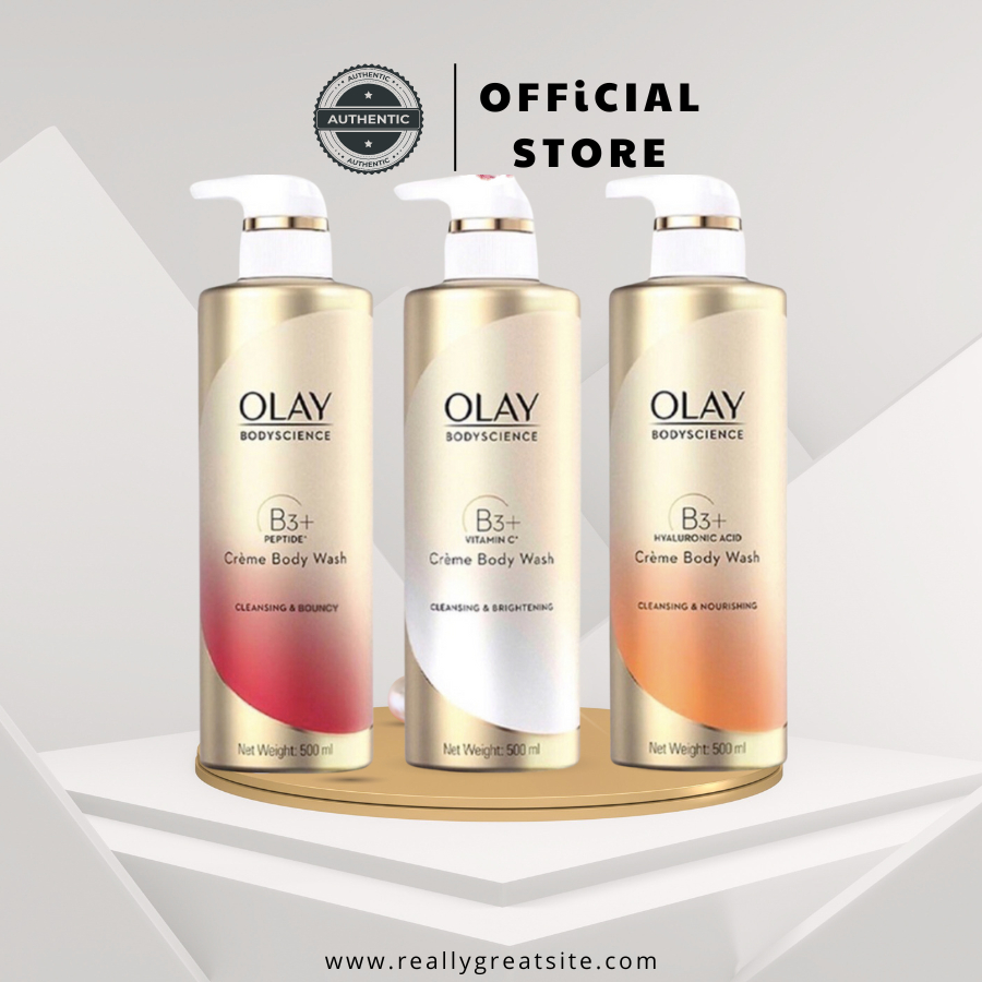 Sữa tắm Olay B3 Retinol/Peptide/Vitamin C dưỡng ẩm sáng da chống lão ...