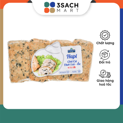 Hapi Chả Cá Thát Lát Ốc Vị Sả Ớt - 200g/gói | Shopee Việt Nam