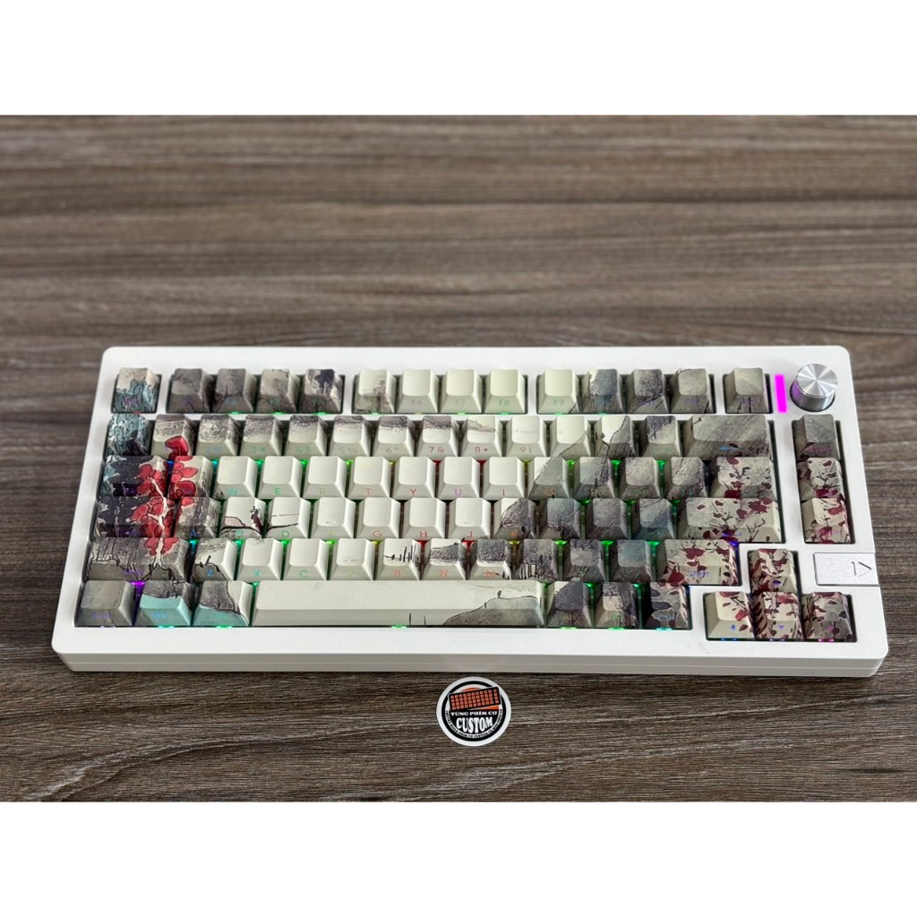 Bàn phím cơ custom từ kit LMK81 nhôm nguyên khối 3 mode tại Tungcustom ...