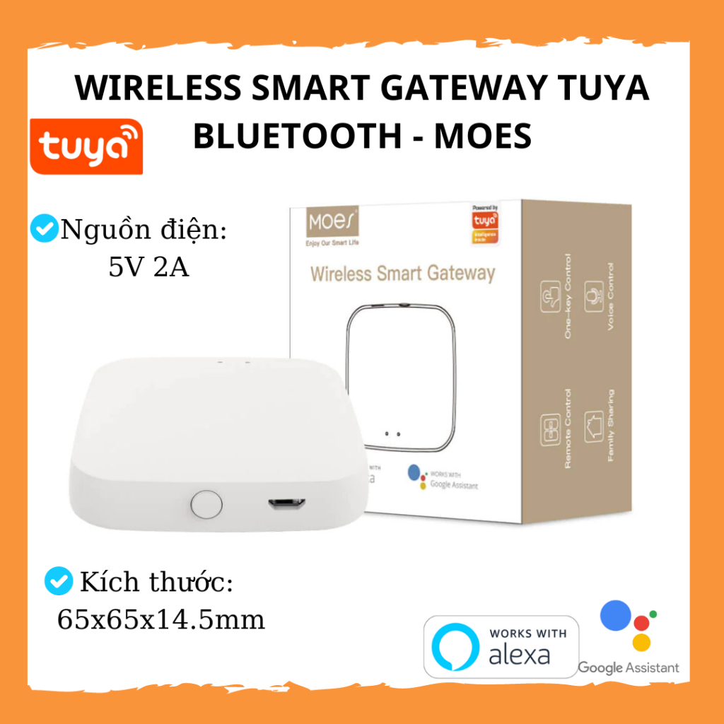 Gateway Tuya Bluetooth Điều Khiển Từ Xa Qua App Tuya Hỗ Trợ Google Home ...