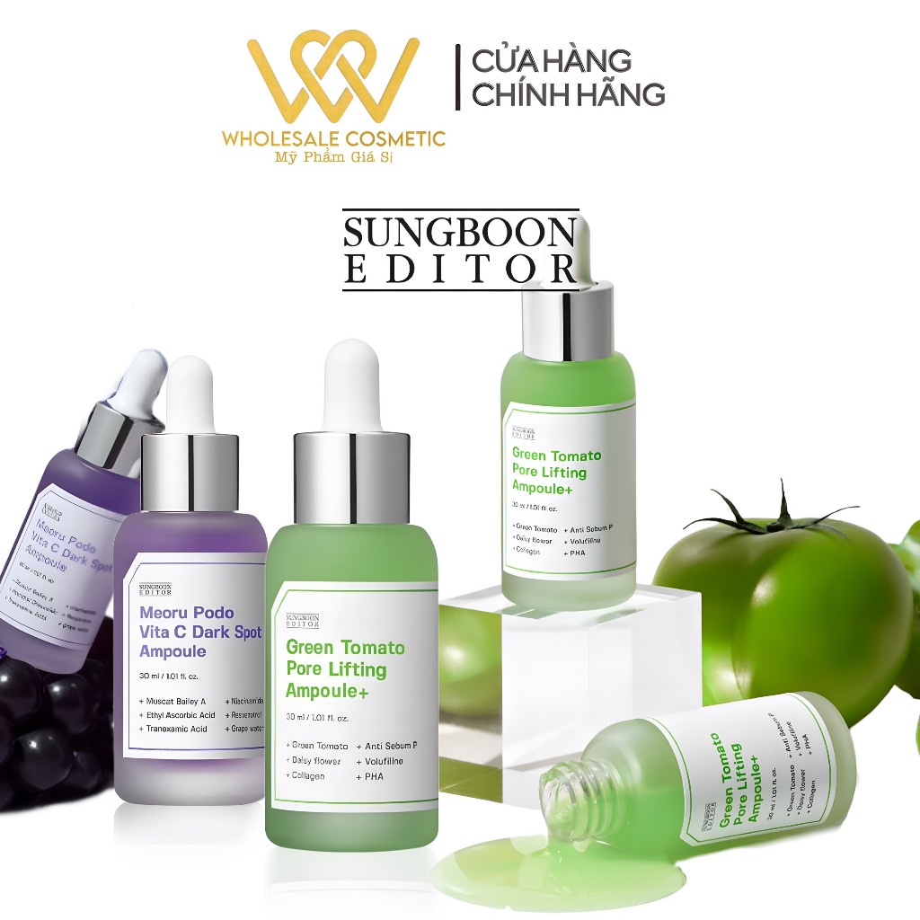 Tinh Chất Cà Chua Xanh SUNGBOON EDITOR Green Tomato Serum Cà chua xanh ...