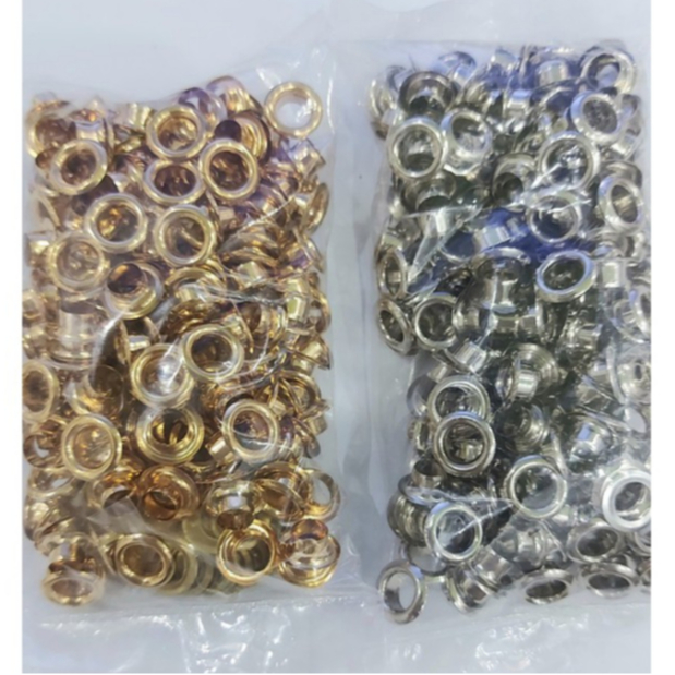 Khoen ore 6mm Khoen mắt cáo 6 ly Bằng INOX không gỉ Màu bạc, màu vàng, màu khói Mắt cáo bấm vải ...