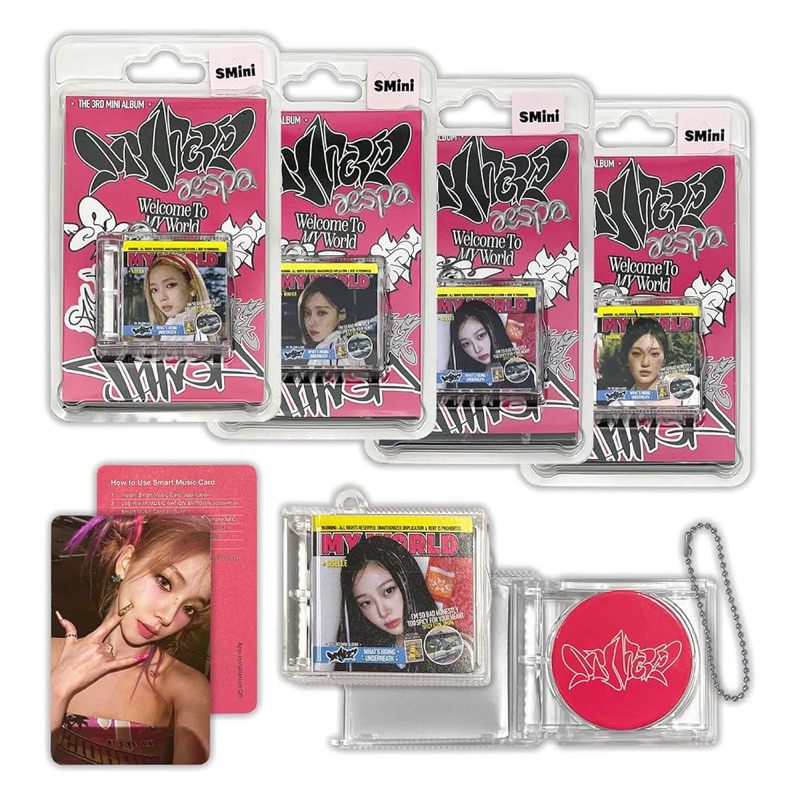 AESPA - 3rd Mini Album [MY WORLD] (SMini Ver. - RANDOM) | Shopee Việt Nam