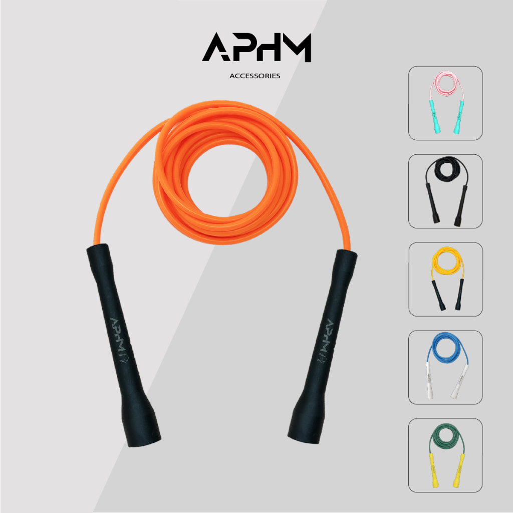 Dây nhảy thể dục, thể thao PVC 5mm Speed Rope Matte lõi bọc cao su cao ...