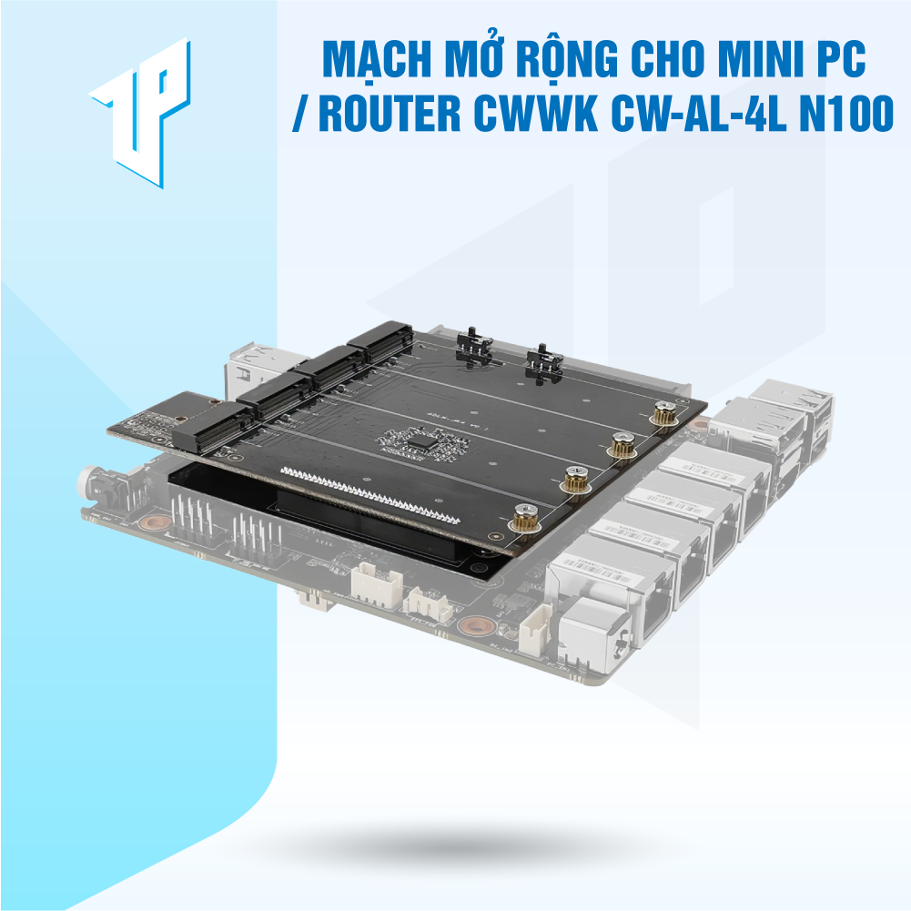 Mạch Mở Rộng Cổng Lưu Trữ Cho Mini PC / Router CWWK CW-AL-4L N100 | Shopee Việt Nam