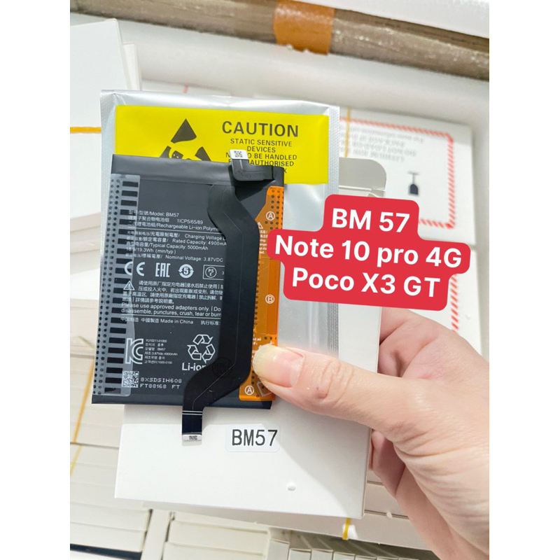 Pin Xiaomi Redmi Note 10 Pro 4G / Poco X3 GT ( BM 57 ) loại 1 | Shopee ...