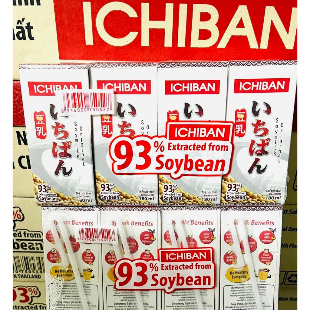 [ Lốc 4 hộp ] Sữa đậu nành ichiban | Shopee Việt Nam