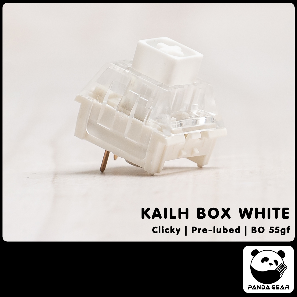 Switch Kailh Box White clicky 55g prelubed công tắc bàn phím cơ Kailh ...
