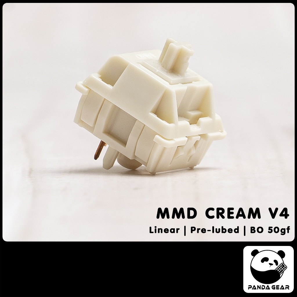 Switch MMD Cream V4 linear 50g prelubed công tắc bàn phím cơ MMD Cream ...