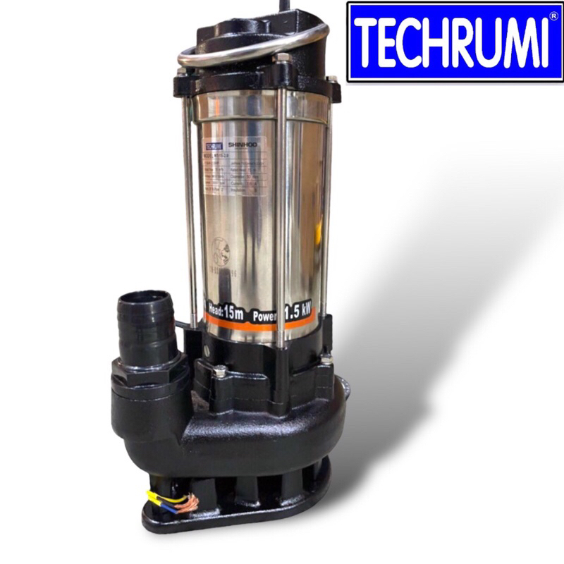 Máy Bơm Nước Thả Chìm Hút Nước Thải Thân INOX TECHRUMI | Shopee Việt Nam