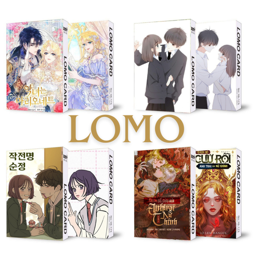 [LT LOMO] ( không hộp ) Hộp ảnh in hình tổng hợp Manhwa Manhua Vết cắn ...