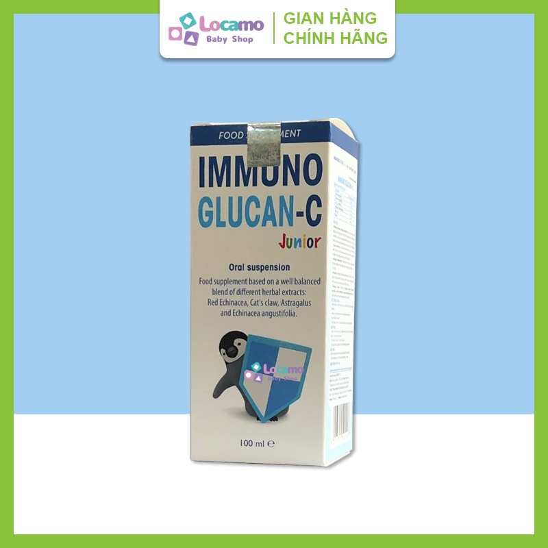 Immuno Glucan C Junior Giúp tăng sức đề kháng Chống nhiễm trùng Hỗ trợ ...