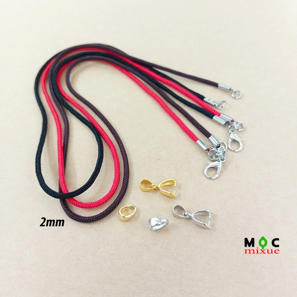 40/ 45/ 50/ 55Cm/ 1 Sợi Dù Paracorp Đeo Cổ Có Móc Mặt Dây Chuyền Thời ...