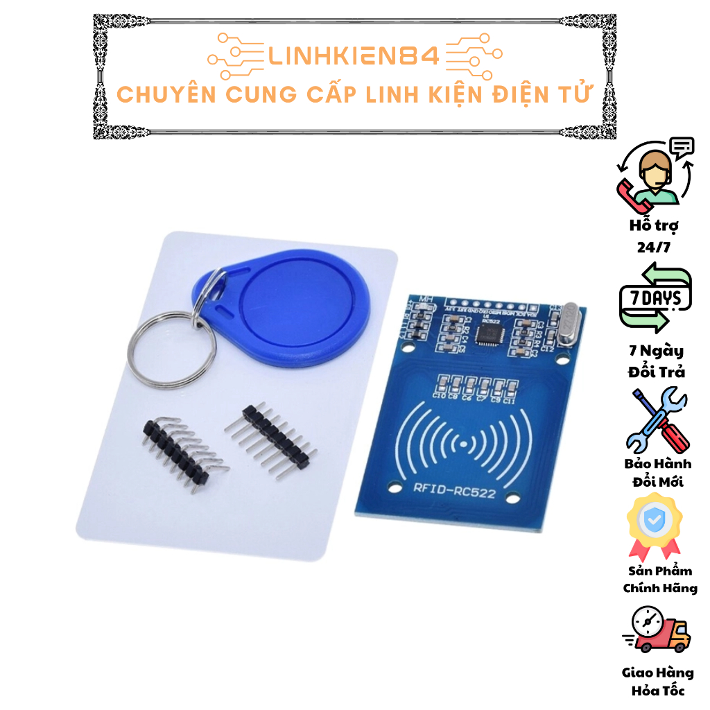 Module RFID RC522 13.56MHz Module Thẻ Từ | Shopee Việt Nam
