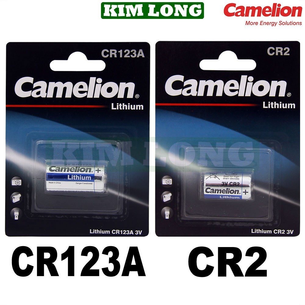 Pin CR2/CR123 Camelion,Lithium 3V.Dùng cho Máy đo khoảng cách,máy ảnh ...