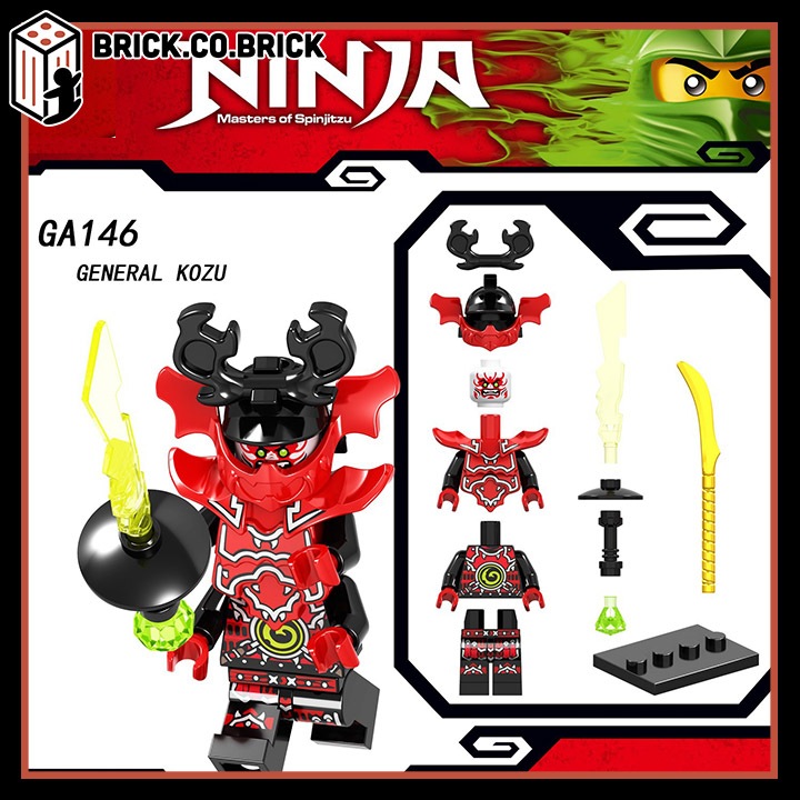 Ninja Đồ chơi Lắp ráp Nhân vật Làng Lá Mô hình Ninja Mới GA143-GA148 ...