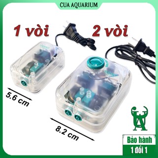 Máy sủi oxy SOBO 2 vòi AQ-013, 1 vòi AQ-009 - Sục khí oxi bể cá (Bảo hành 1 đổi 1) | Shopee Việt Nam