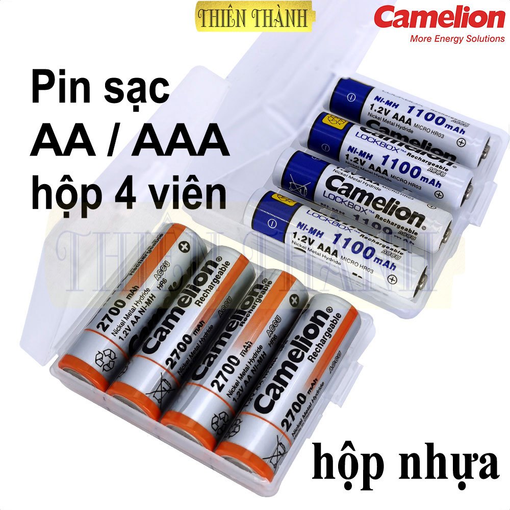 Pin sạc Camelion AA2700mAh,AA2500mAh,AA2300mAh,AAA1100mAh,pin sạc 1.2V ...