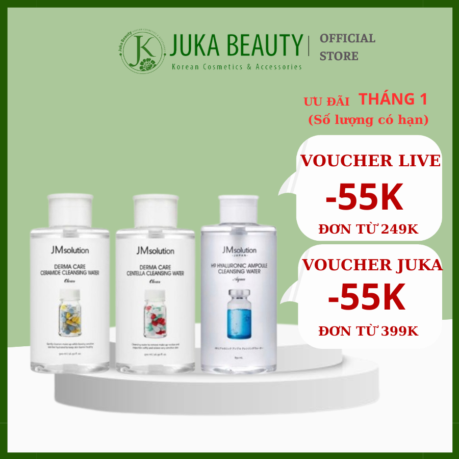 Nước tẩy trang JM Solution H9 Hyaluronic Ampoule Aqua/ Derma Care ...
