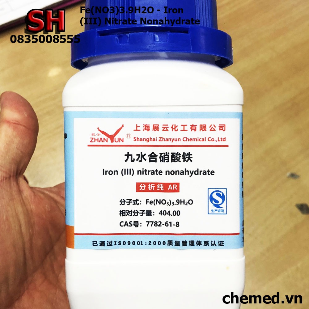Hóa chất Fe(NO3)3 . 9H2O(500g) - Iron(III) Nitrate Nonahydrate dùng ...