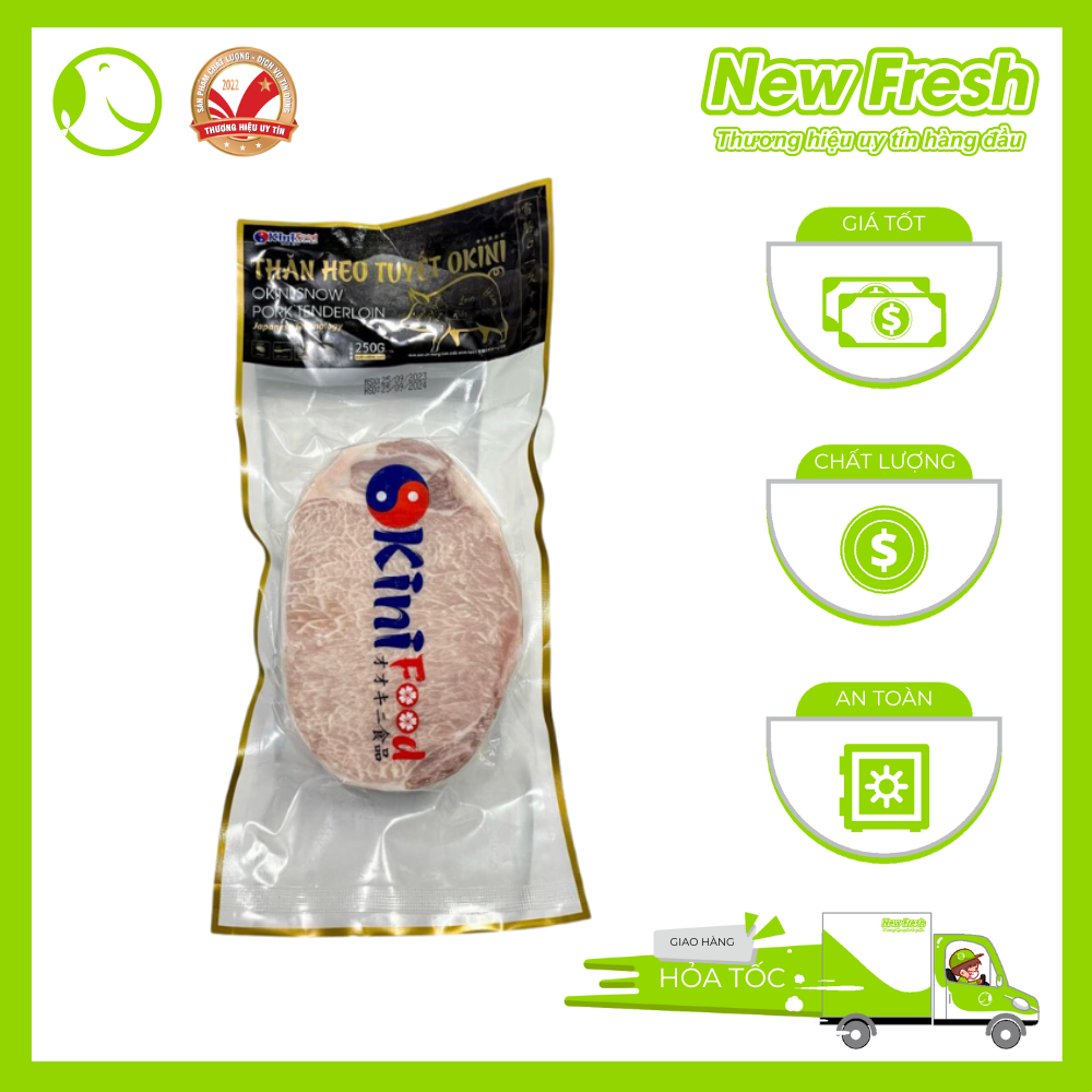 [GIAO NHANH HCM] Heo Tuyết Okini Nhật Bản cắt lát nướng Steak - Miếng 250gr | Shopee Việt Nam