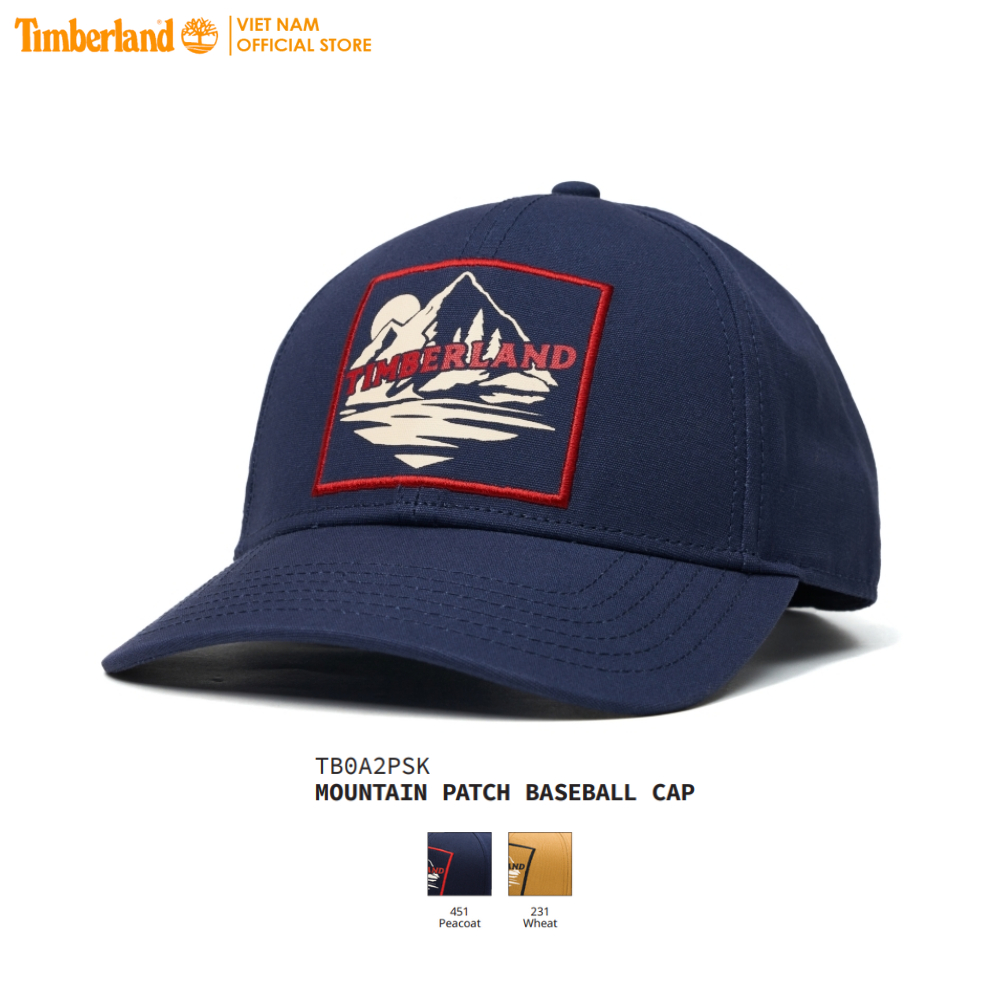 [Original] Timberland Nón/Mũ Lưỡi Trai Nam Mountain Patch Baseball Cap TB0A2PSK | Shopee Việt Nam