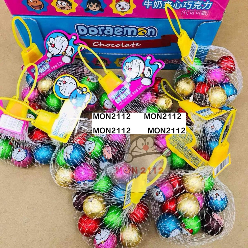 Túi 10 viên kẹo chocolate Doraemon Doremon | Shopee Việt Nam