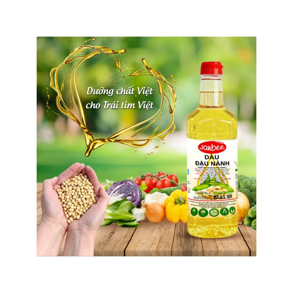 Dầu đậu nành Janbee 2 Lít | Shopee Việt Nam