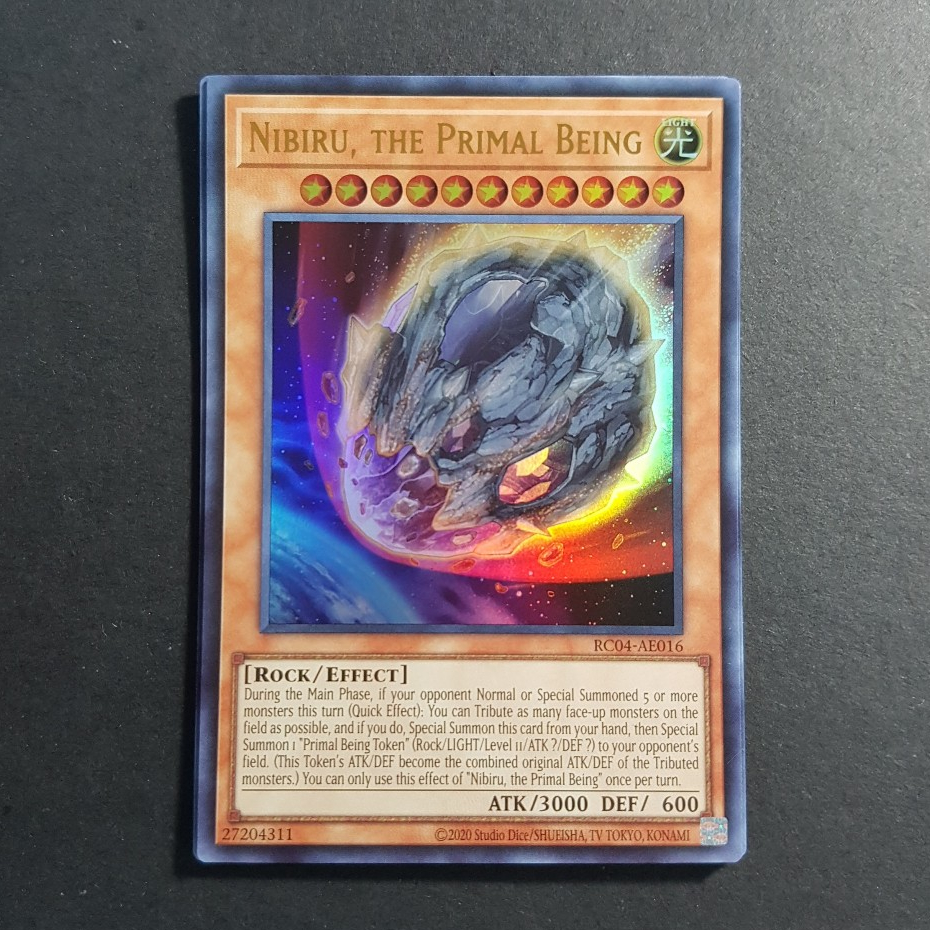Lá bài Nibiru, the Primal Being - RC04-AE016 - Ultra Rare edition | Shopee Việt Nam