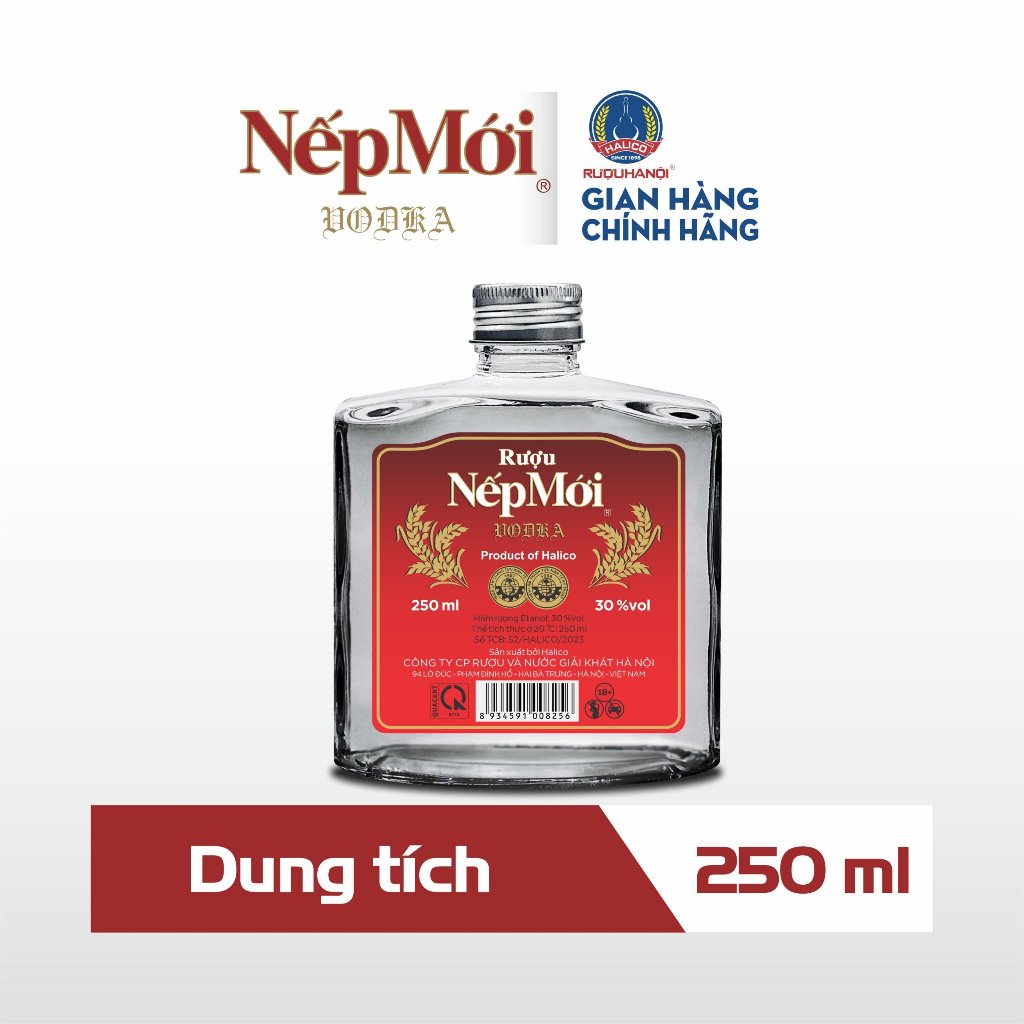 Rượu Nếp Mới HALICO nồng độ 30% HALICO chai 250ml không kèm hộp ...