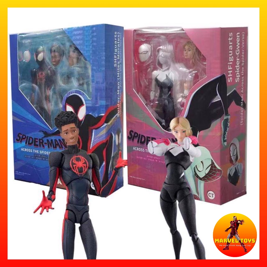 Mô Hình CT SHF Bootleg: Người Nhện Gwen - Miles Morales Spider Man ...