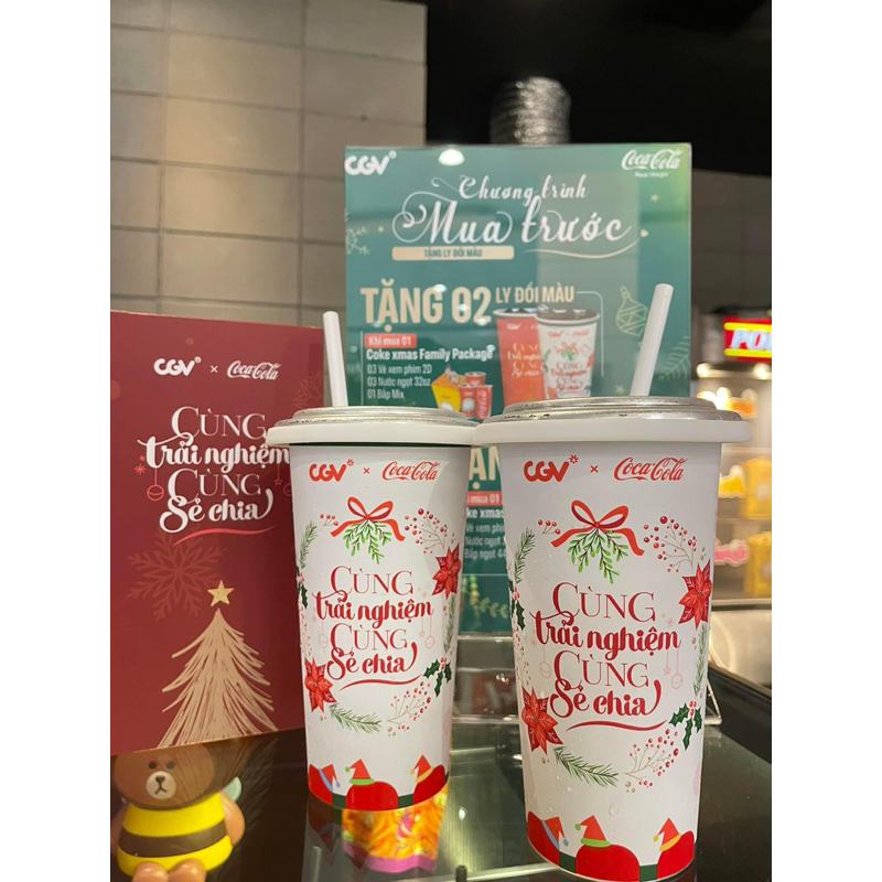 Ly Đổi Màu Giới Hạn CGV X Coca Cola Mùa Giáng Sinh | Shopee Việt Nam
