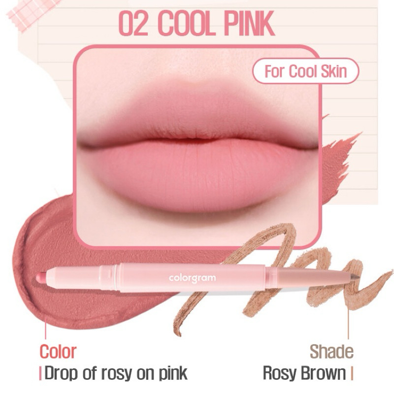 [Colorgram] Chì Kẻ Viền Môi 2 Đầu Colorgram All In One Over Lip Maker ...