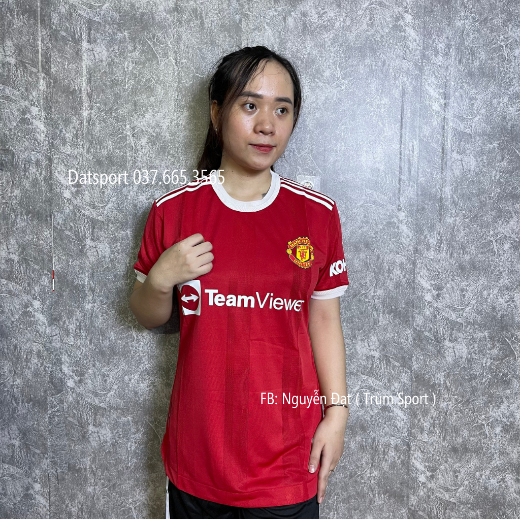 ( KO QUẦN ) Áo Bóng Đá MU Player Sân Nhà Mùa Giải 2021 Vải Dệt Thái ...