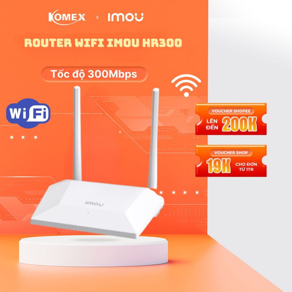 Bộ phát wifi IMOU HR300 chuẩn N 300mbps hàng chính hãng | Shopee Việt Nam