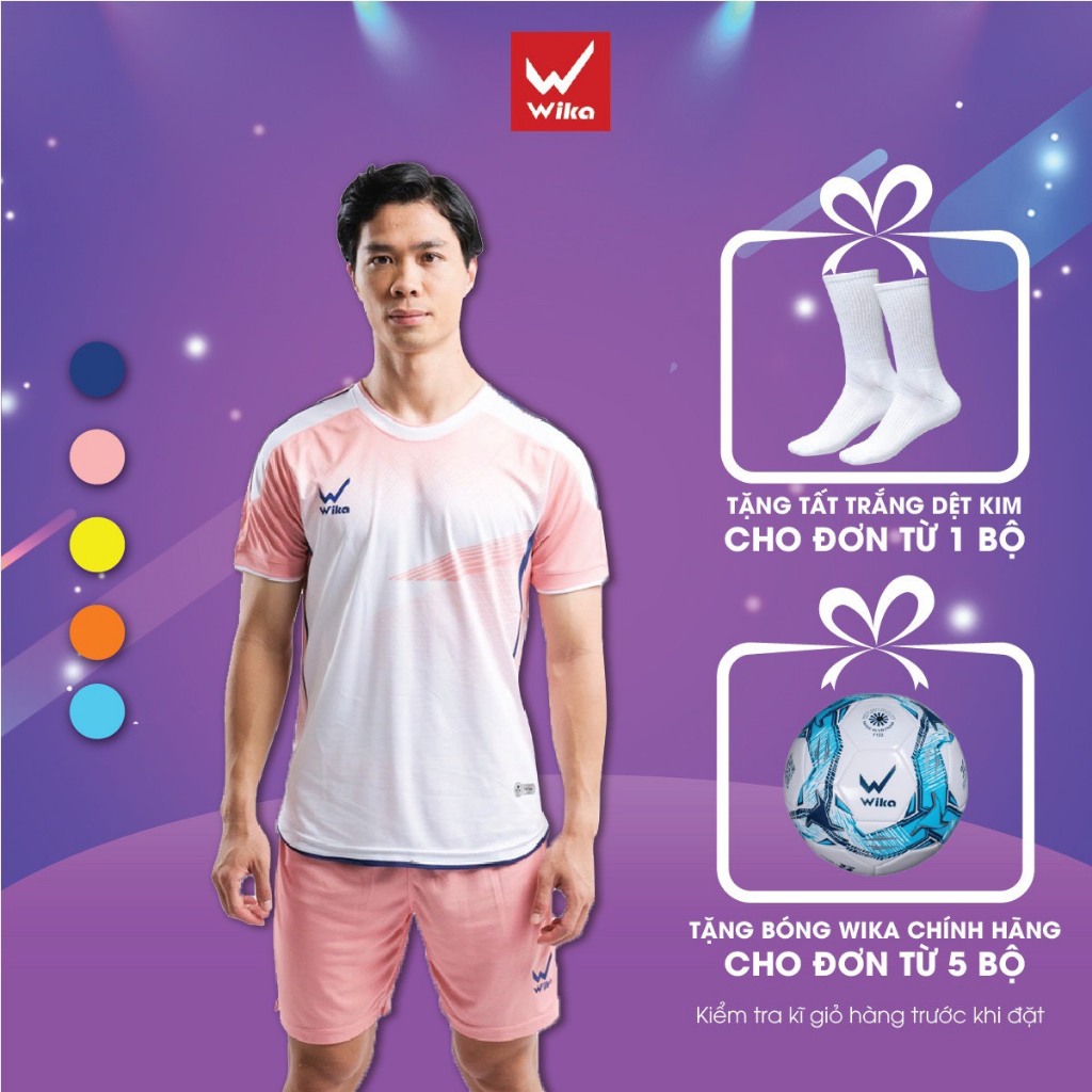 Áo Đá Bóng Wika Cp10 Công Phượng Form Chuẩn Việt, In Pu Phản Quang ...