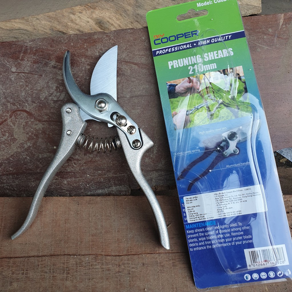 Kéo cắt cành Cooper 8in/210mm CG8210 thép mạ hợp kim | Shopee Việt Nam