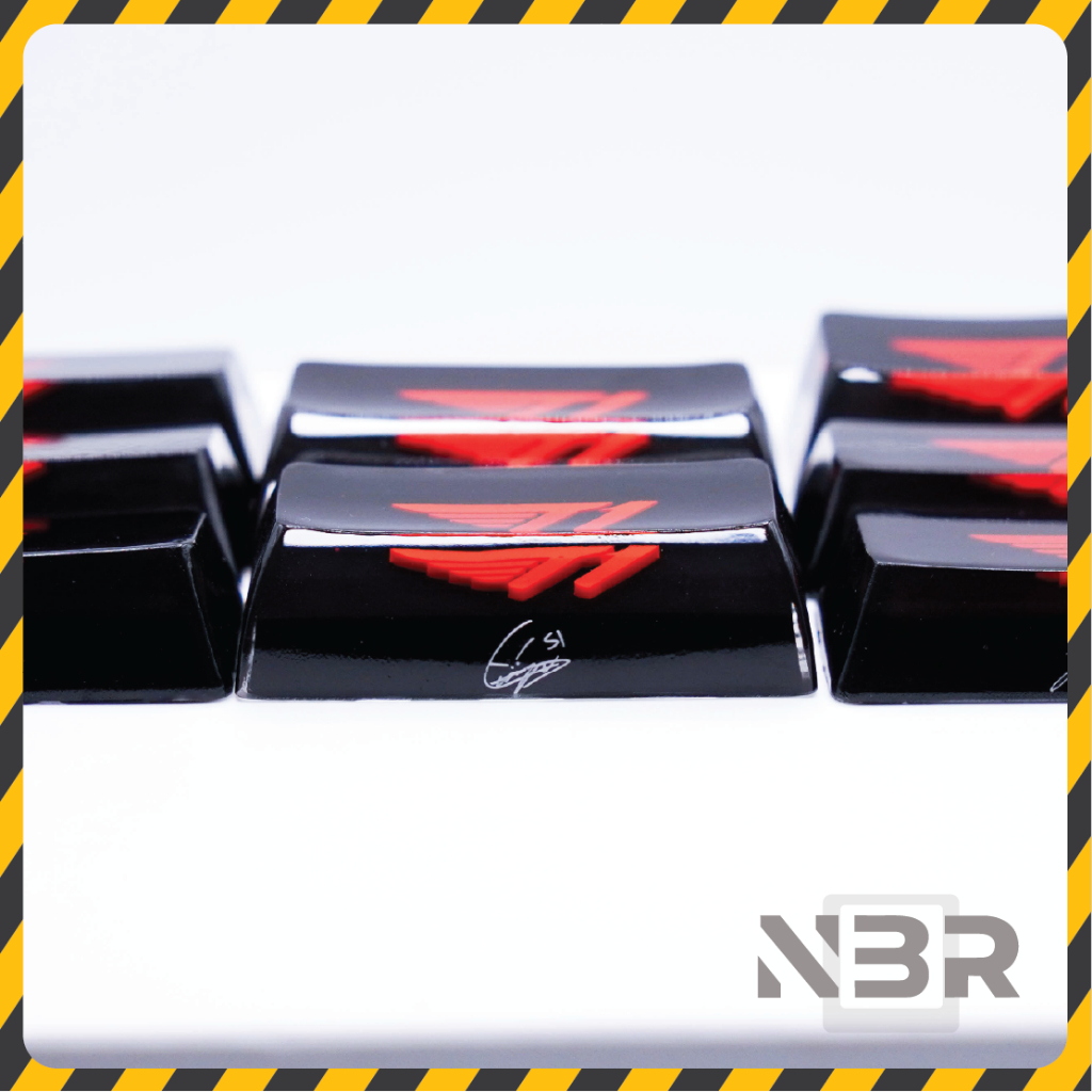 Keycap Logo T1 LOL Kèm chữ Ký Faker trang trí bàn phím cơ | Shopee Việt Nam