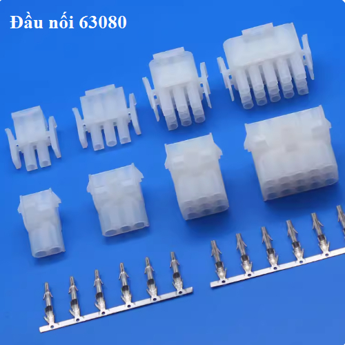 KO DÂY-Đầu nối 63080 6.3mm 2P 3P 4P 5P 6P 9P 12P 15P | Shopee Việt Nam