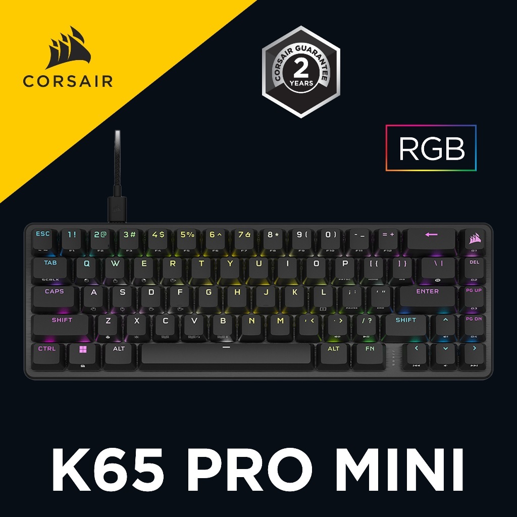 Bàn phím Corsair K65 PRO MINI RGB OPX_Mới, hàng chính hãng | Shopee ...