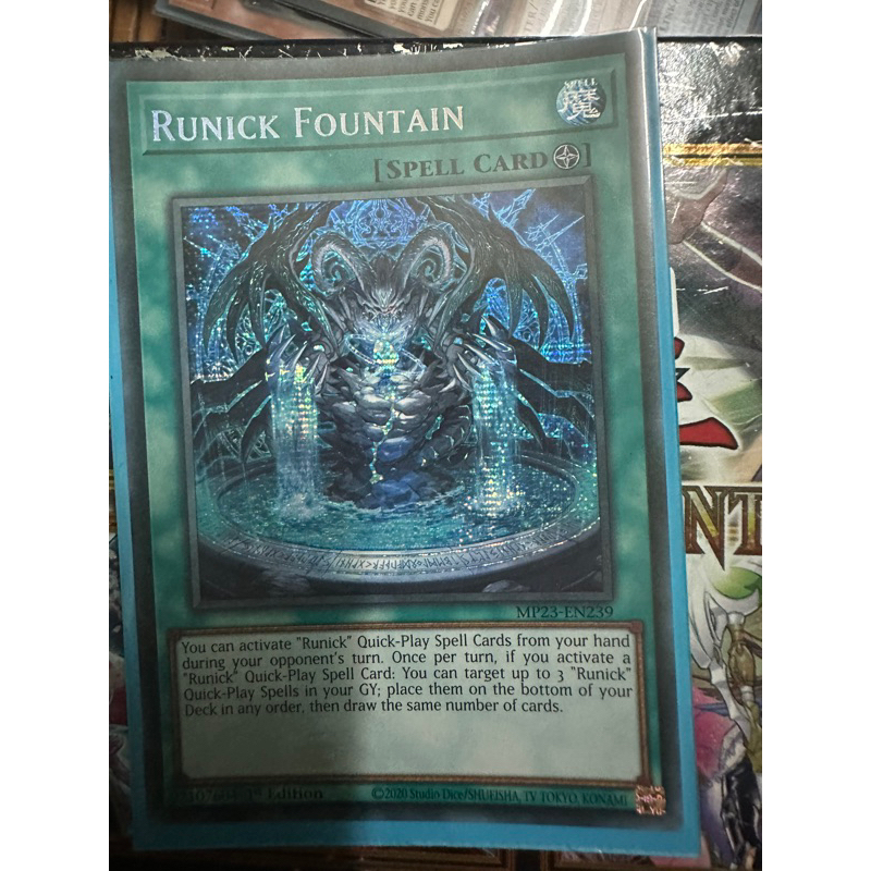 bài yugioh: runick fountain | Shopee Việt Nam