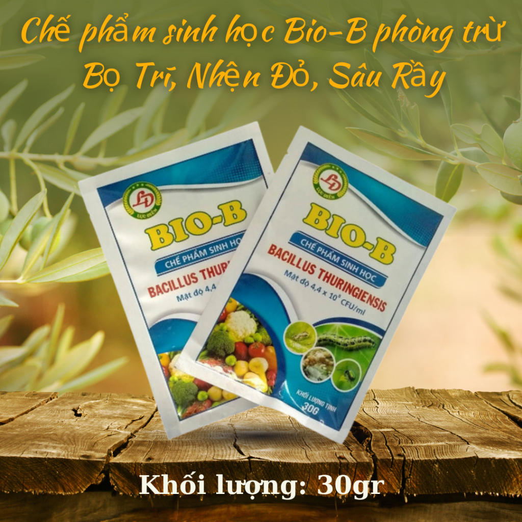 Chế phẩm sinh học Bio-B phòng trừ Bọ Trĩ, Nhện Đỏ, Sâu Rầy | Vườn Sài Gòn